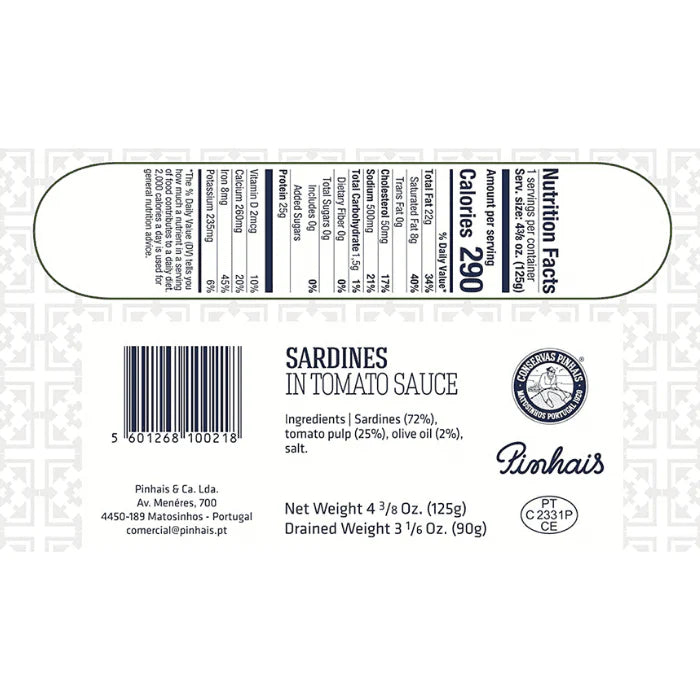 Pinhais Sardines in Tomato Sauce – Cardenas Gourmet Foods