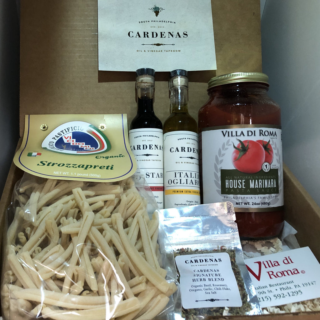 Italian Meal Gift Box w/ Villa Di Roma Sauce – Cardenas Gourmet Foods
